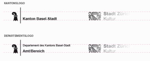 Anwendung des Kantonslogos Basel-Stadt | Kanton Basel-Stadt