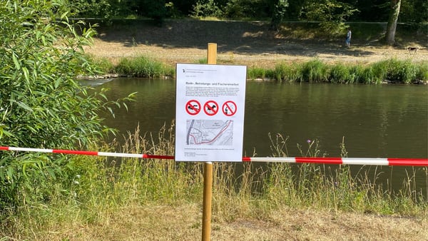Ab sofort: Bade-, Betretungs- und Fischereiverbot an der Wiese und am ...